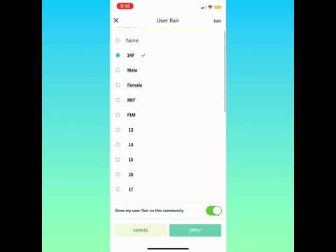 how to get a user flair on reddit mobile