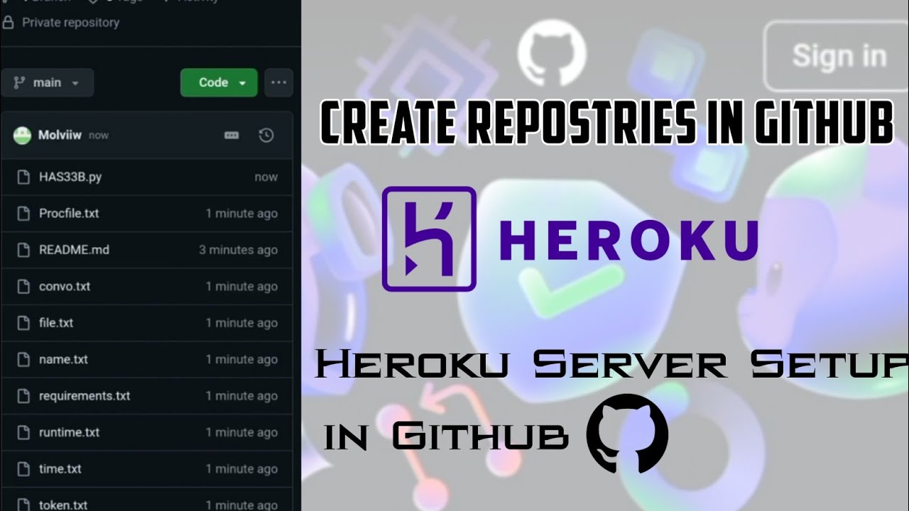 How To Create Repository on github | Heroku Settings On github 🔥