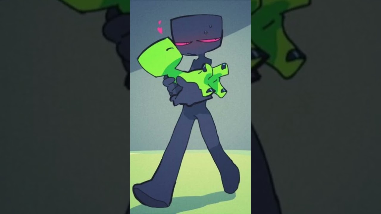 Enderman y griper. #minecraft #yaoi #bl #enderman