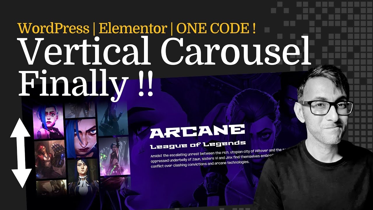 Simplest Vertical Carousel for WordPress / Elementor
