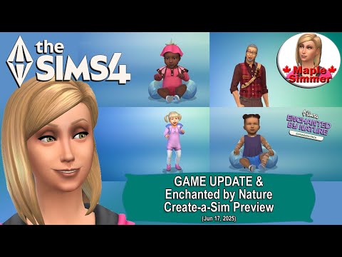 Game Update & Enchanted by Nature Create-a-Sim Preview (Sims 4 News)