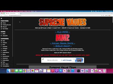 checking mm2 supreme values