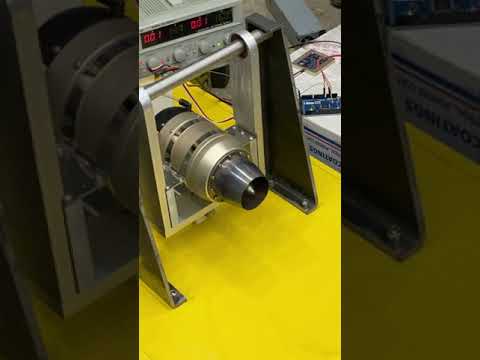 RC Jet Engine Thrust Test First start and Initial Testing. #shorts #diy #jetengine #fyp