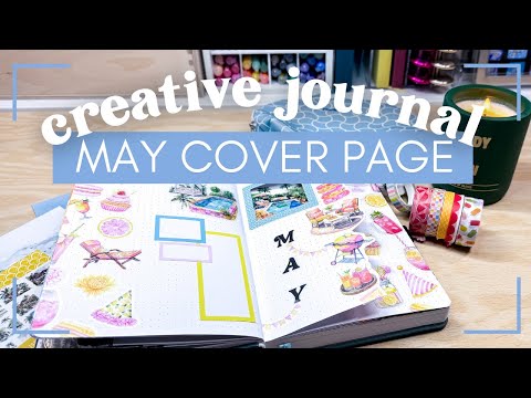 May 2025 Creative Journal Setup [Dutch Door Monthly Memories Spread]