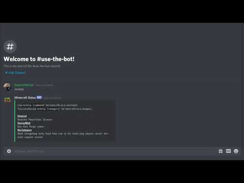 Minecraft Status (Discord Bot) trailer