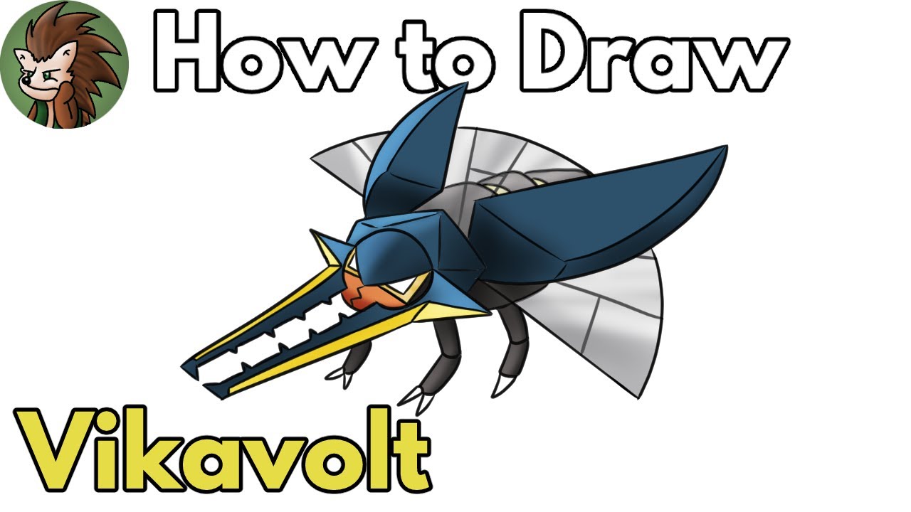 How to Draw Vikavolt | Pokémon #738 | Quick Drawing Tutorial