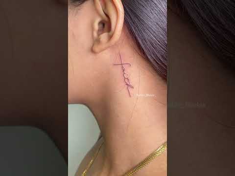 NECK tattoo ideas for Girls/Women❤️🔥#baddie_blackia #shorts