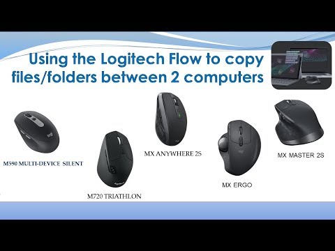 Logitech Flow : Copy files folders between 2 computers