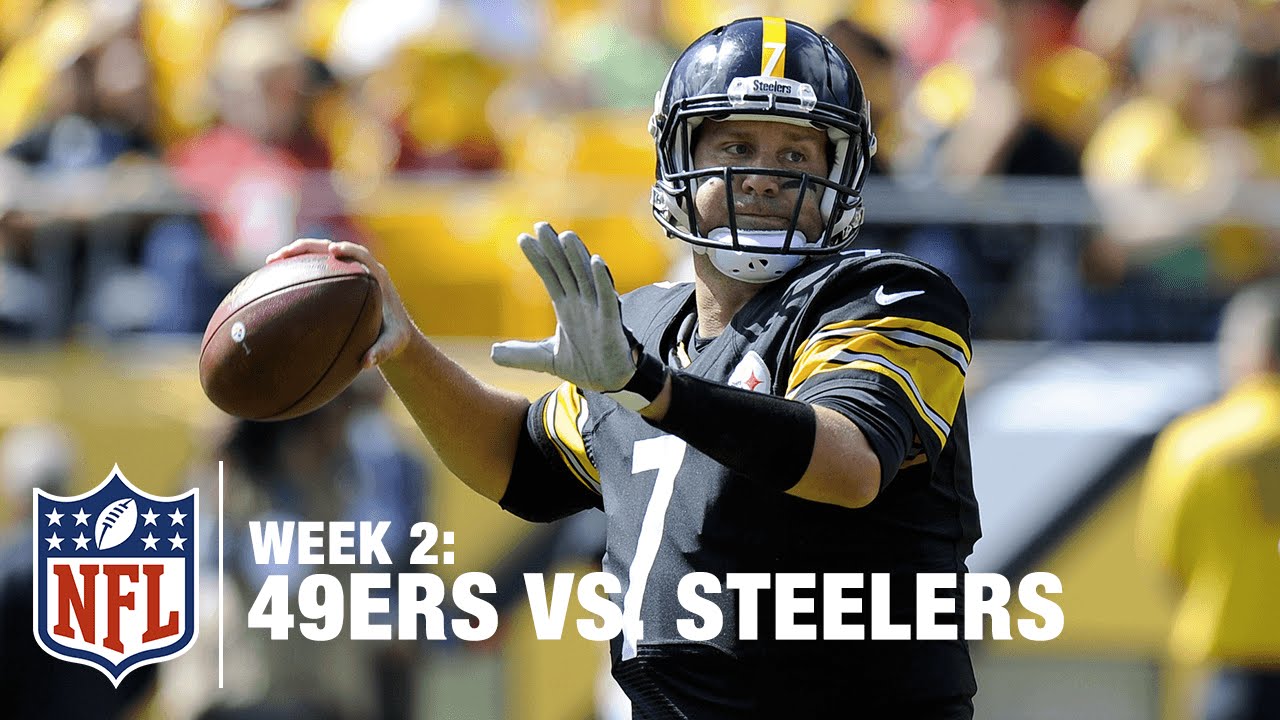 Pittsburgh QB Ben Roethlisberger Hits TE Heath Miller in the End Zone | 49ers vs. Steelers | NFL