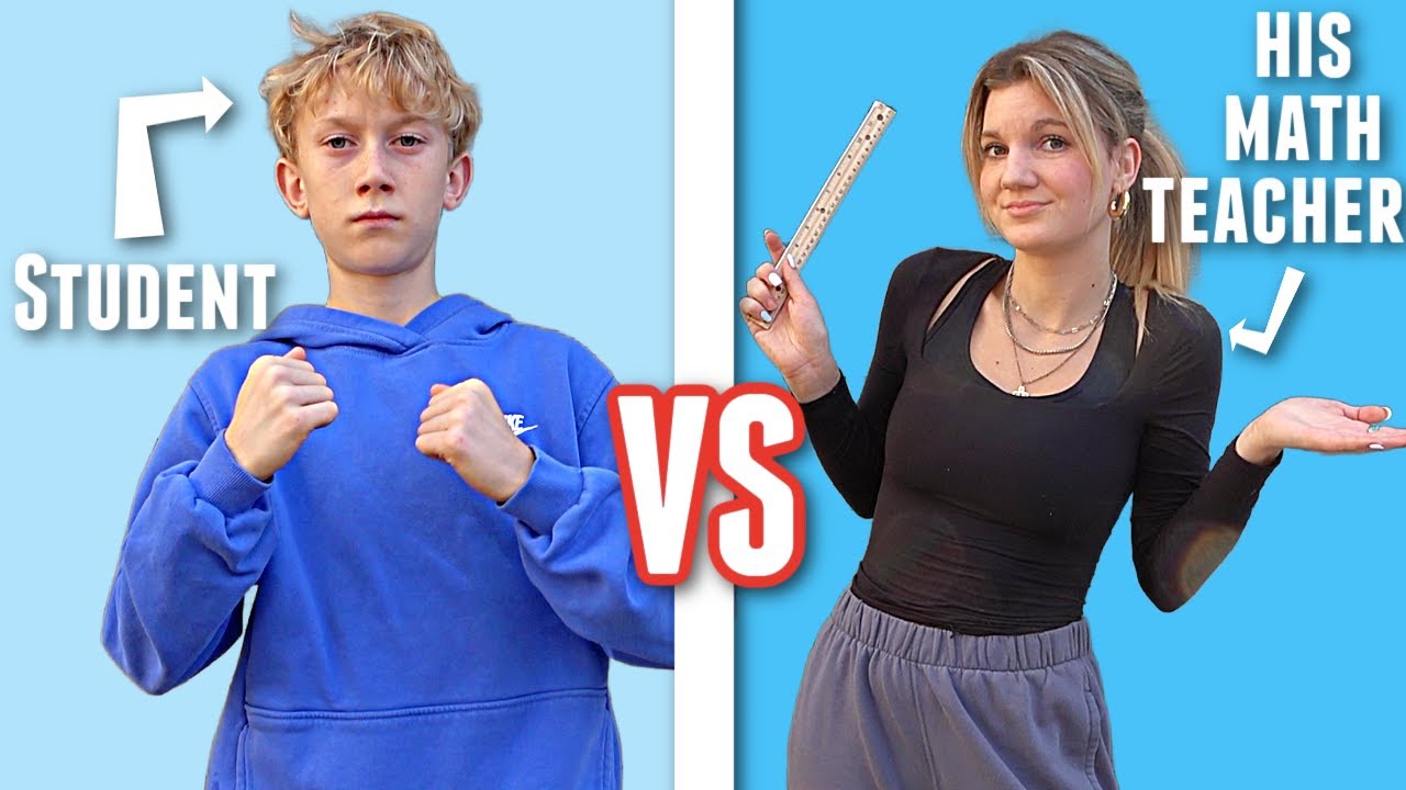 STUDENT VS. TEACHER Trick Shot Challenge!