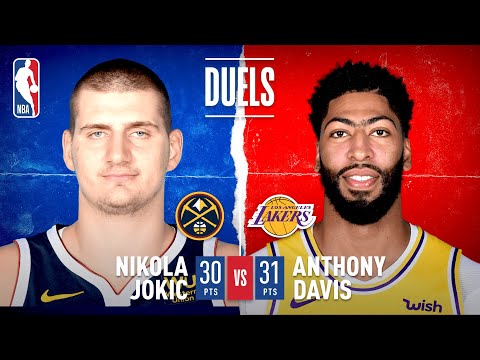 Duel clutch entre Anthony Davis et Nikola Jokic