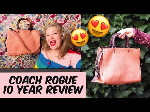 Coach Rogue bag 10 year REVIEW + 15% discount code!