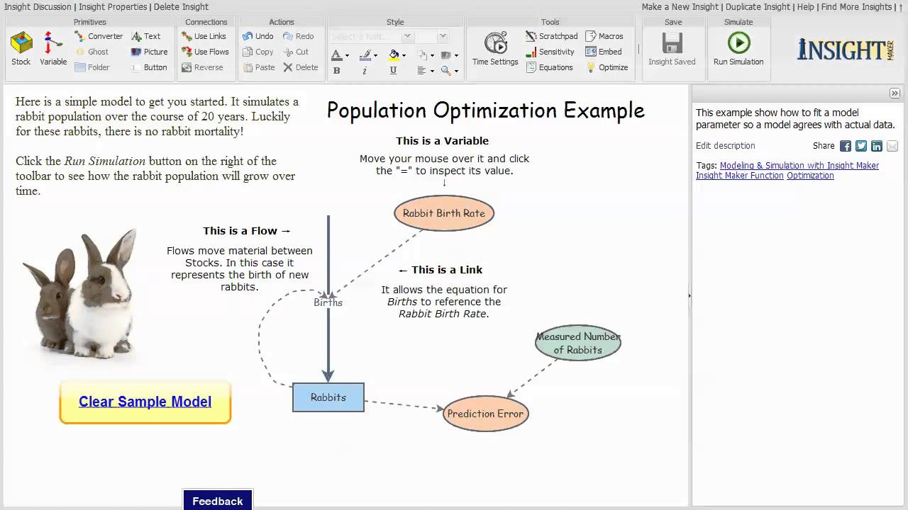 Insight Maker/Optimization xRev