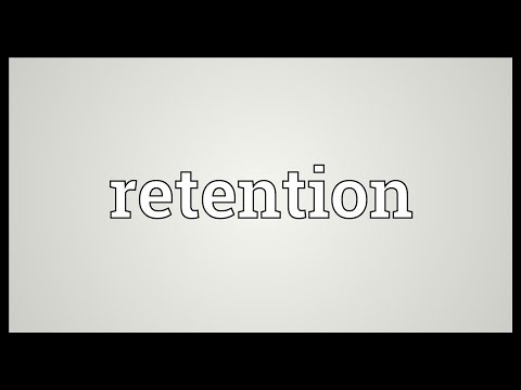 Retention Meaning
