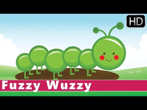 Fuzzy Wuzzy Caterpillar | Life Cycle of a Butterfly | Animation Nursery Rhymes For Kids
