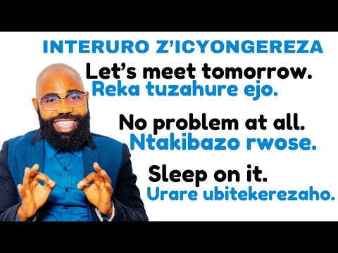 🔴Menya Interuro zifasha mu Kuvuga Icyongereza neza