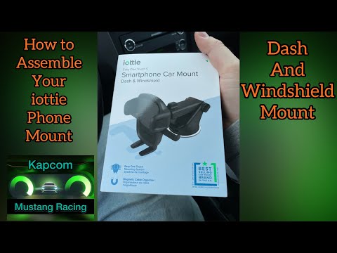A "How To Assemble" your iottie easy one touch 5 smartphone car Mount *dash mount*