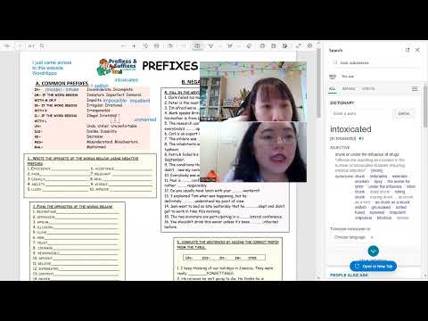 Negative Prefixes (words with prefix un, de, dis, im, in, il, ir, mal) 29th Sep 2022
