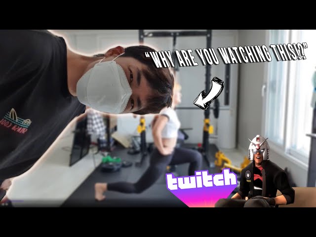Streamer's friend crashes her live-stream while she squats, warns ...