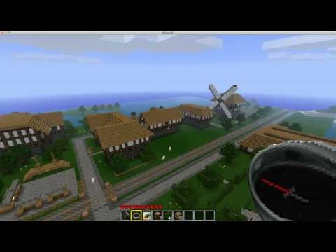 Village/City Mittelalter/Fachwerk Overview Minecraft Map