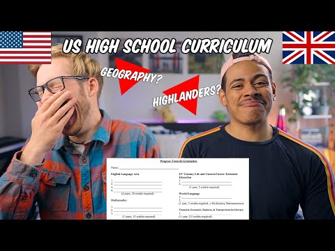 Showing a Brit a Real American High School Curriculum