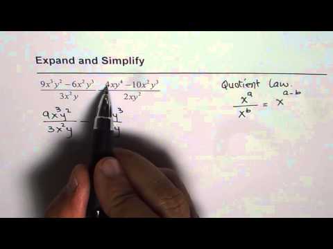 Extended Skills to Expand and Simplify Algebraic Expressions