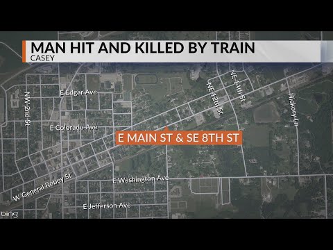 33-year-old man struck, killed by train in Casey