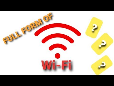 Wi-Fi FULL FORM IN ENGLISH |Full HD 1080p