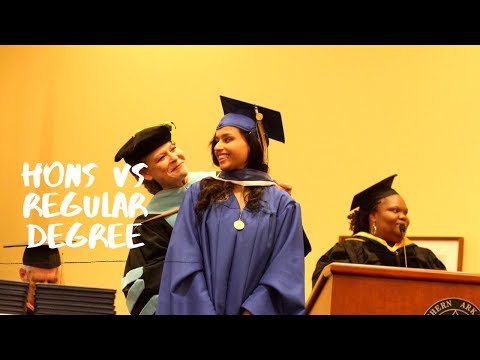 Major differences in Honors Degree (Hons) VS regular college degree