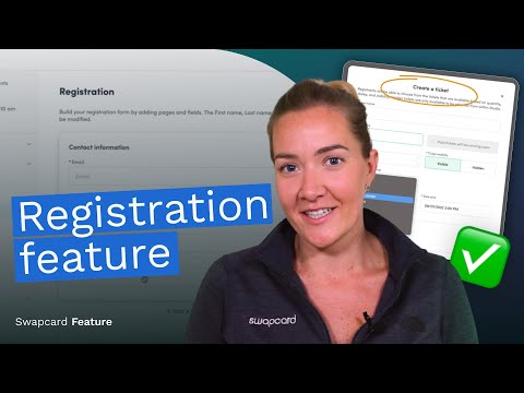 Swapcard Features ⚙️ Registration Feature