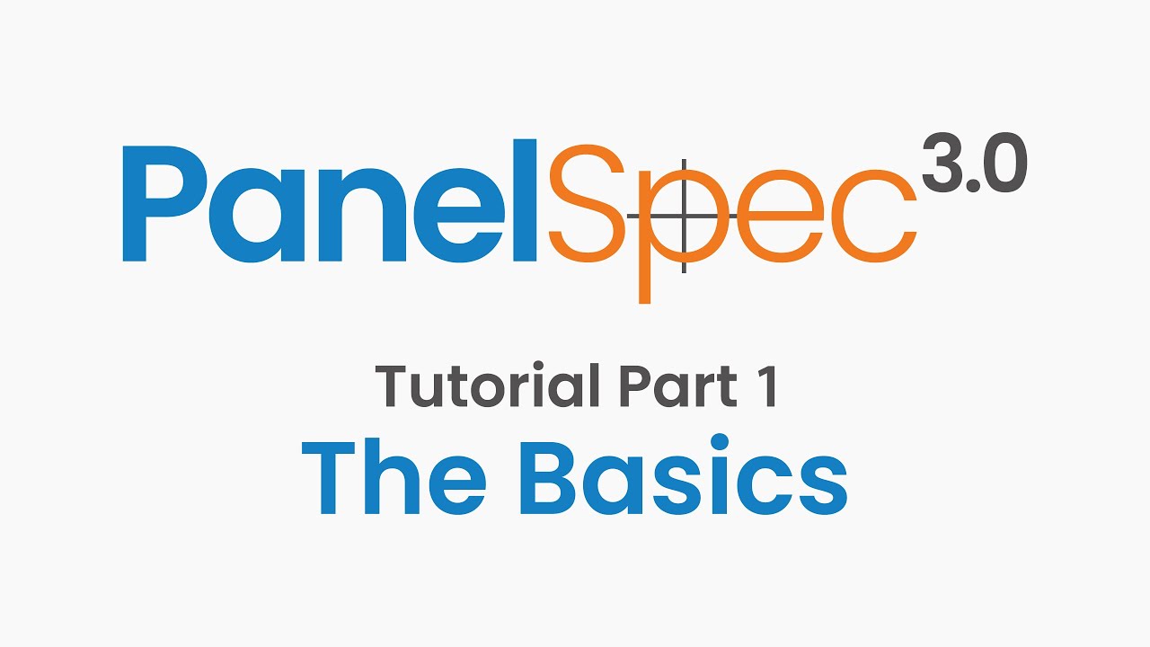 Panel Spec 3 Tutorial Part 1 — The Basics