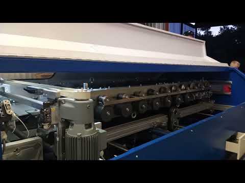 Metal Specialist Making Striated Standing Seam with our Shlebach Quadro