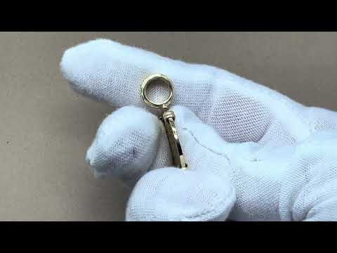 1739 Portuguese Gold 1000 Reis Coin in 18k and Diamonds Necklace