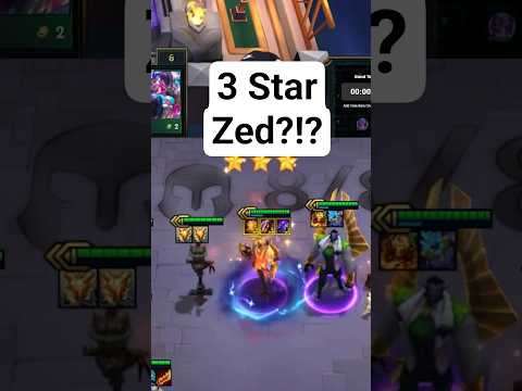 3 Star Zed with 3 Radiant Items. #teamfighttactics #tft #cypher