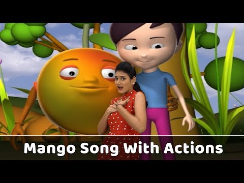 Mango Song With Actions | Fruit Rhymes For Babies | Learn Fruits For Kids | Toddlers Songs