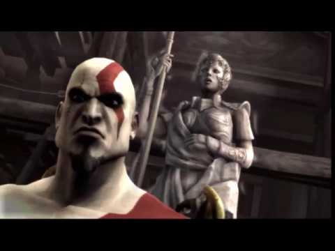 God of War - Kratos destroyed the Athena statue.