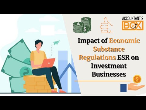 ESR on Investment Businesses | Its Impact on Your Business in the UAE