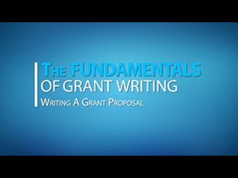 Lesson 3: Writing Your Grant Proposal