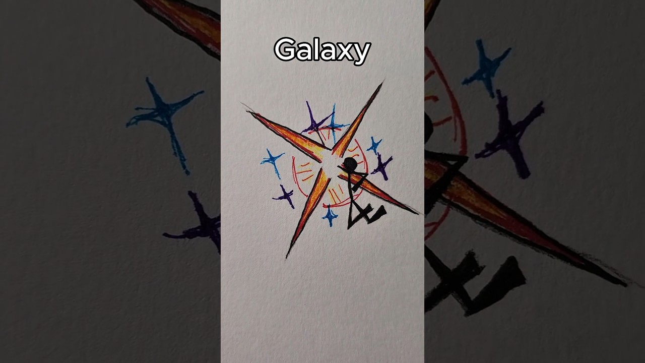How to draw stickman with (galaxy, water, ice, power, cards, demon, figth)