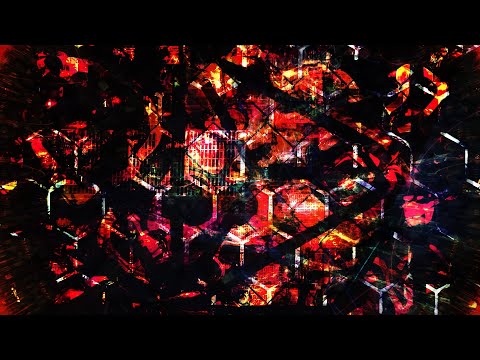 Dark Red and Black Contrasting Geometric Patterns 4K Motion Background for Edits