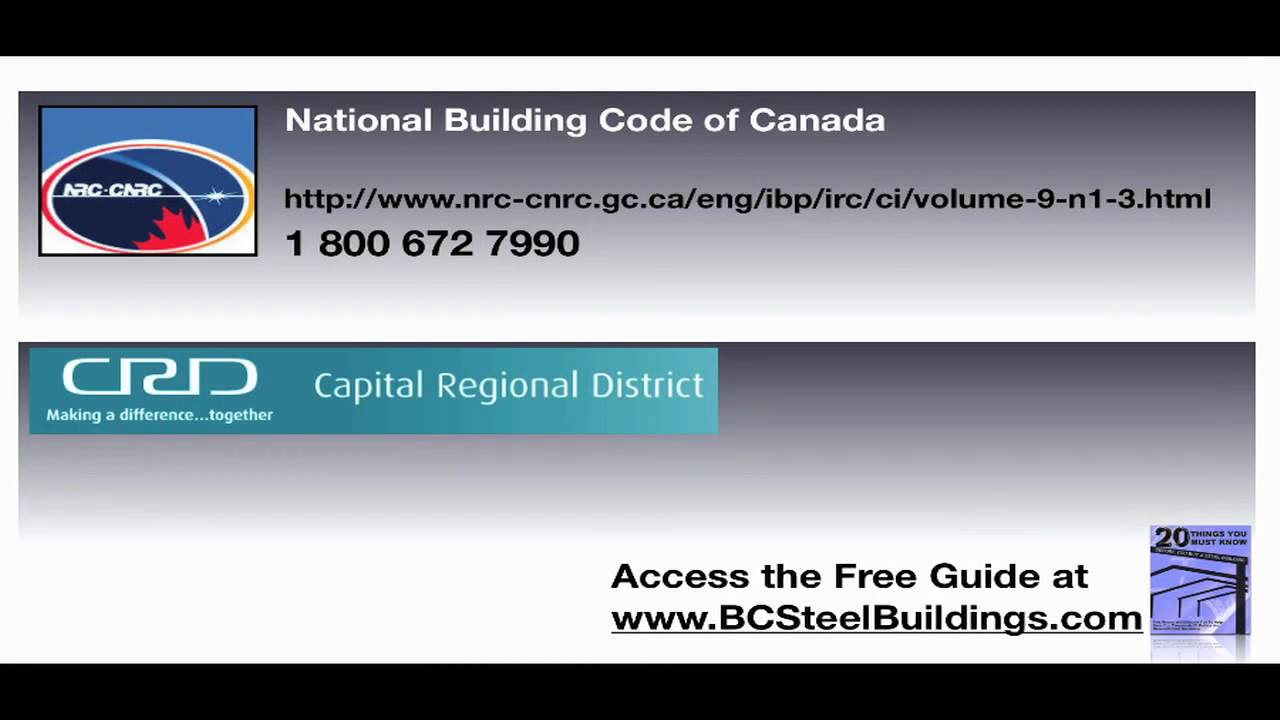 bc steel buildings - building codes info you need to know