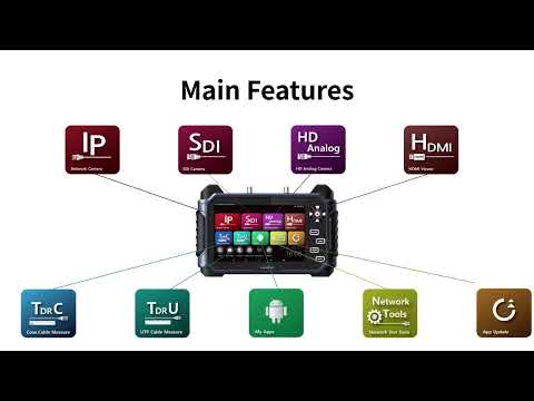 SC-IPM07PRO : 7" portable IP multi format test monitor