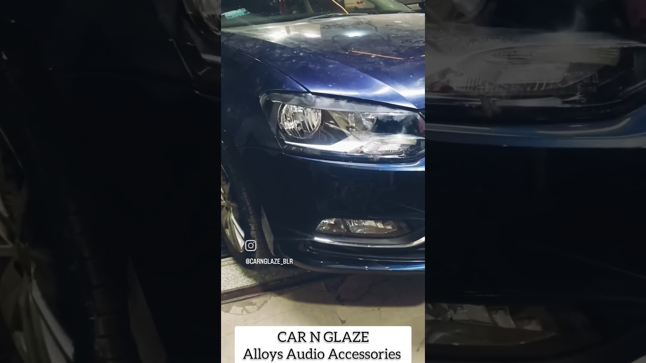@carnglaze_caraccessoriesworld polo Fully Upgraded with front bumper fitment and painting #polo