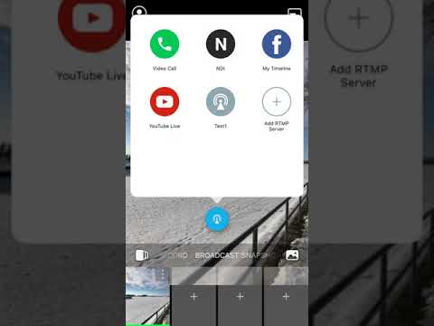 ManyCam iOS Demo Video for YouTube Live permissions