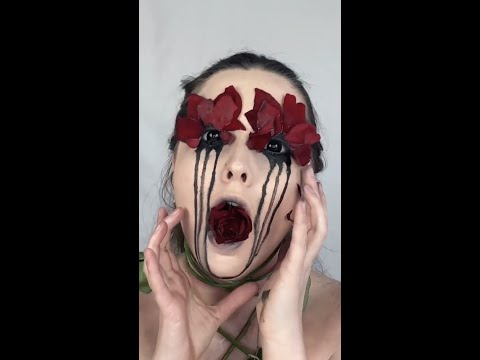 Wilted Rose Emoji?! 😱🥀 GONE WRONG!! ⚠️ #shorts #sfx #makeup