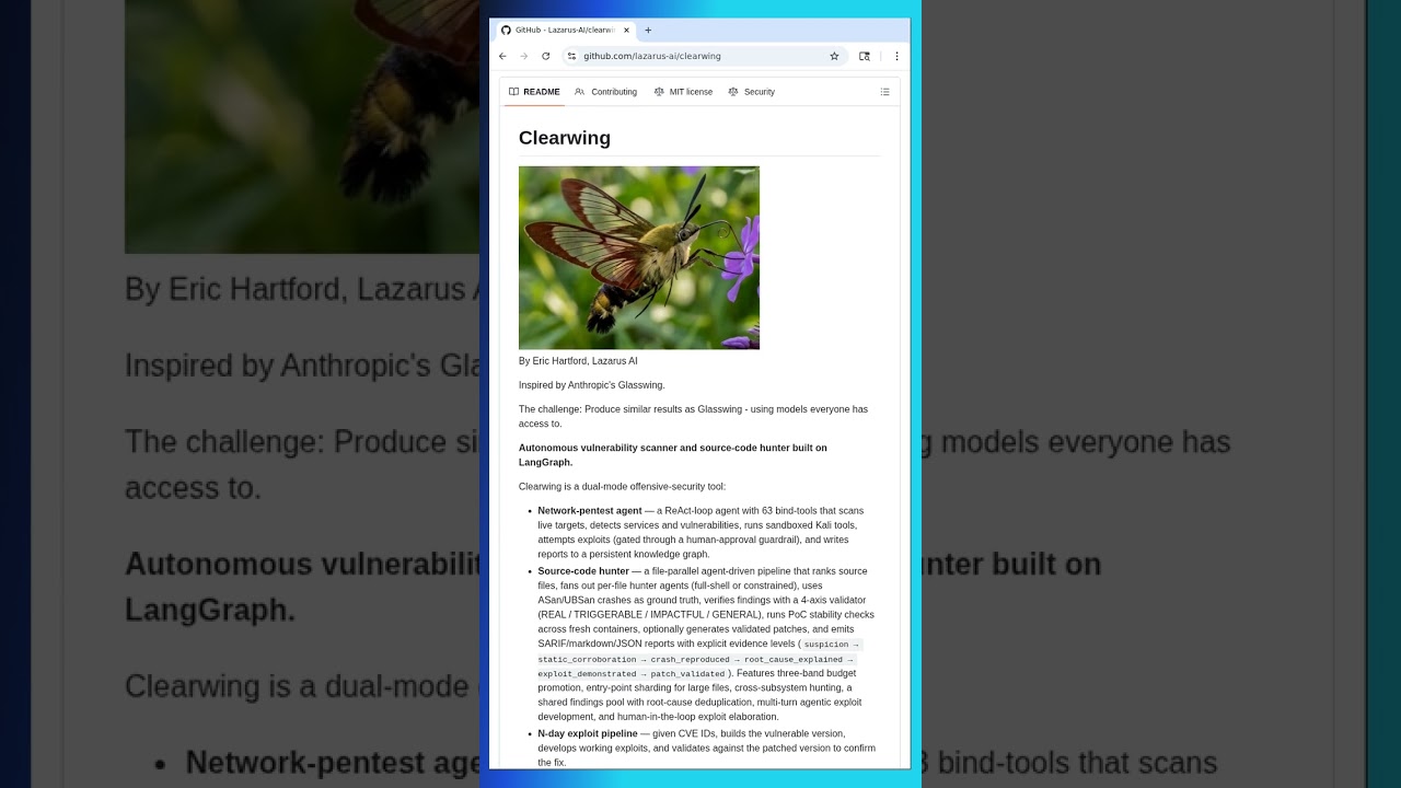 Clearwing: The Open-Source AI Vulnerability Hunter