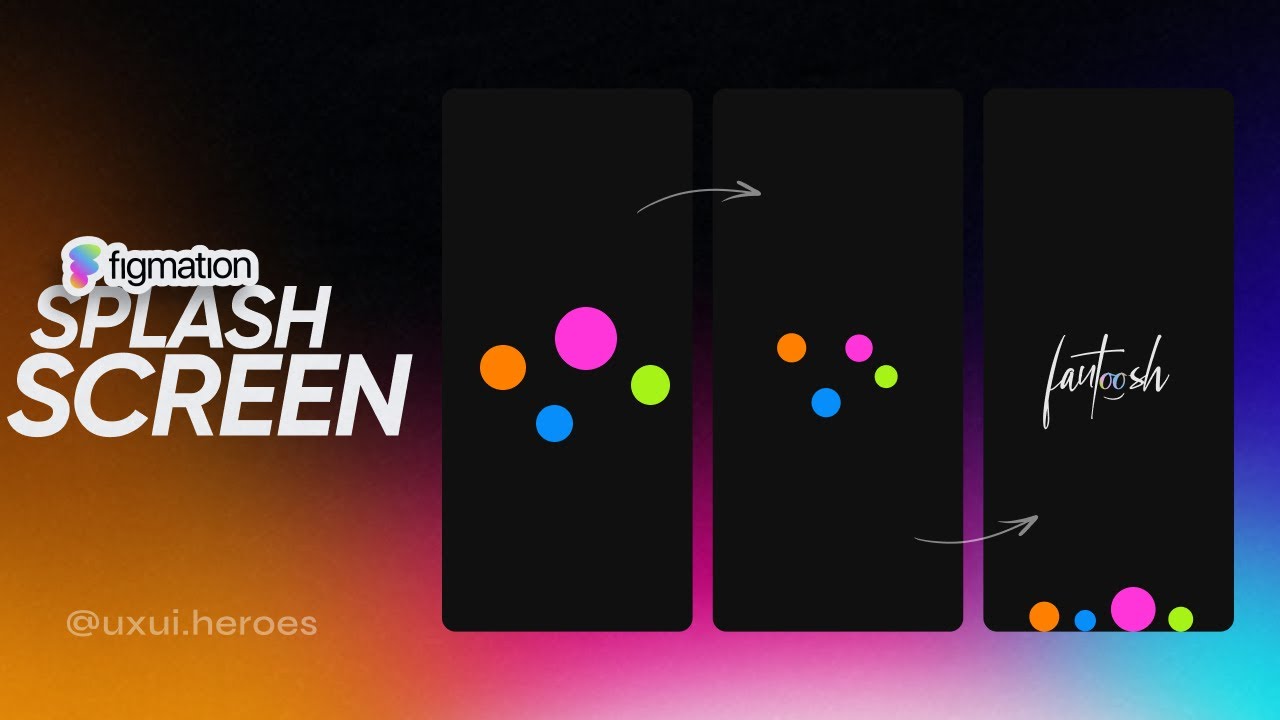 EASY - Splash screen animation in figma | Figma tutorial | Figma animation