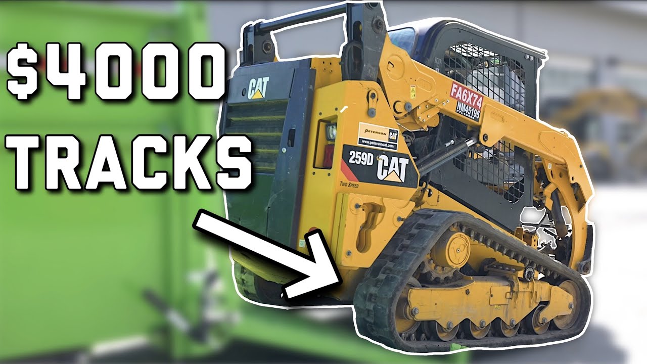 Spending $4000 on CAT Skid Steer Maintenance + New Tracks | CAT 259D