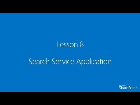 [Arabic] 8. Search Service Application in SharePoint Server 2013 ...