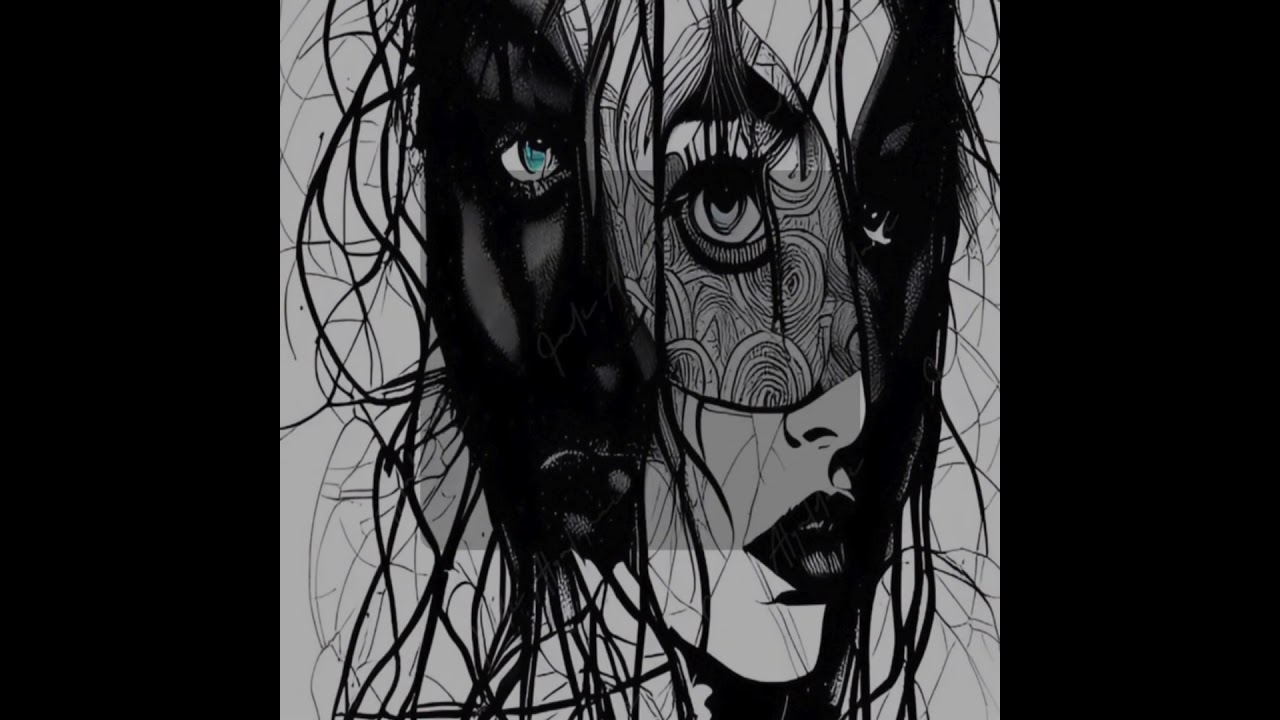 Eyes Between Worlds | Luxury Surreal Wall Art & Abstract Portrait